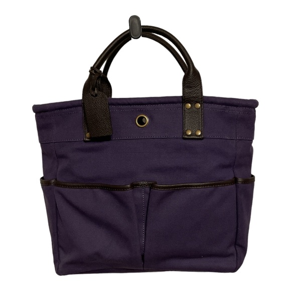 Levenger | Bags | Levenger Bloomsbury Book Bag Purple Tote Notebook ...